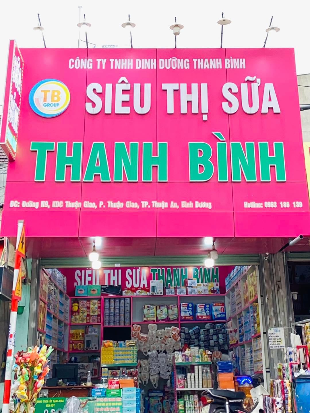 HỆ THỐNG SIÊU THỊ SỮA THANH BÌNH - Siêu thị sữa Thanh Bình